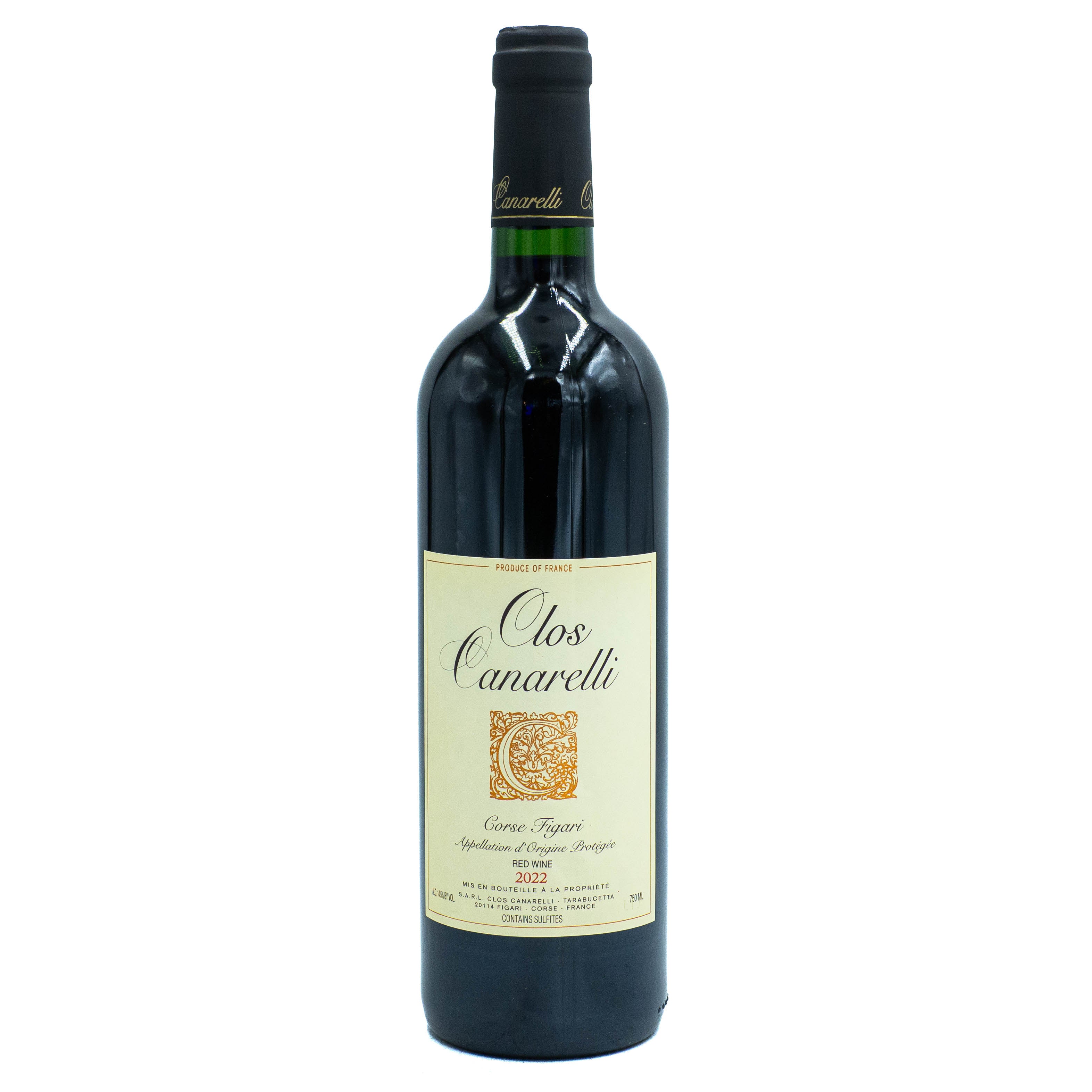 Clos Canarelli Corse Figari Rouge 2022 – Denver Wine Merchant