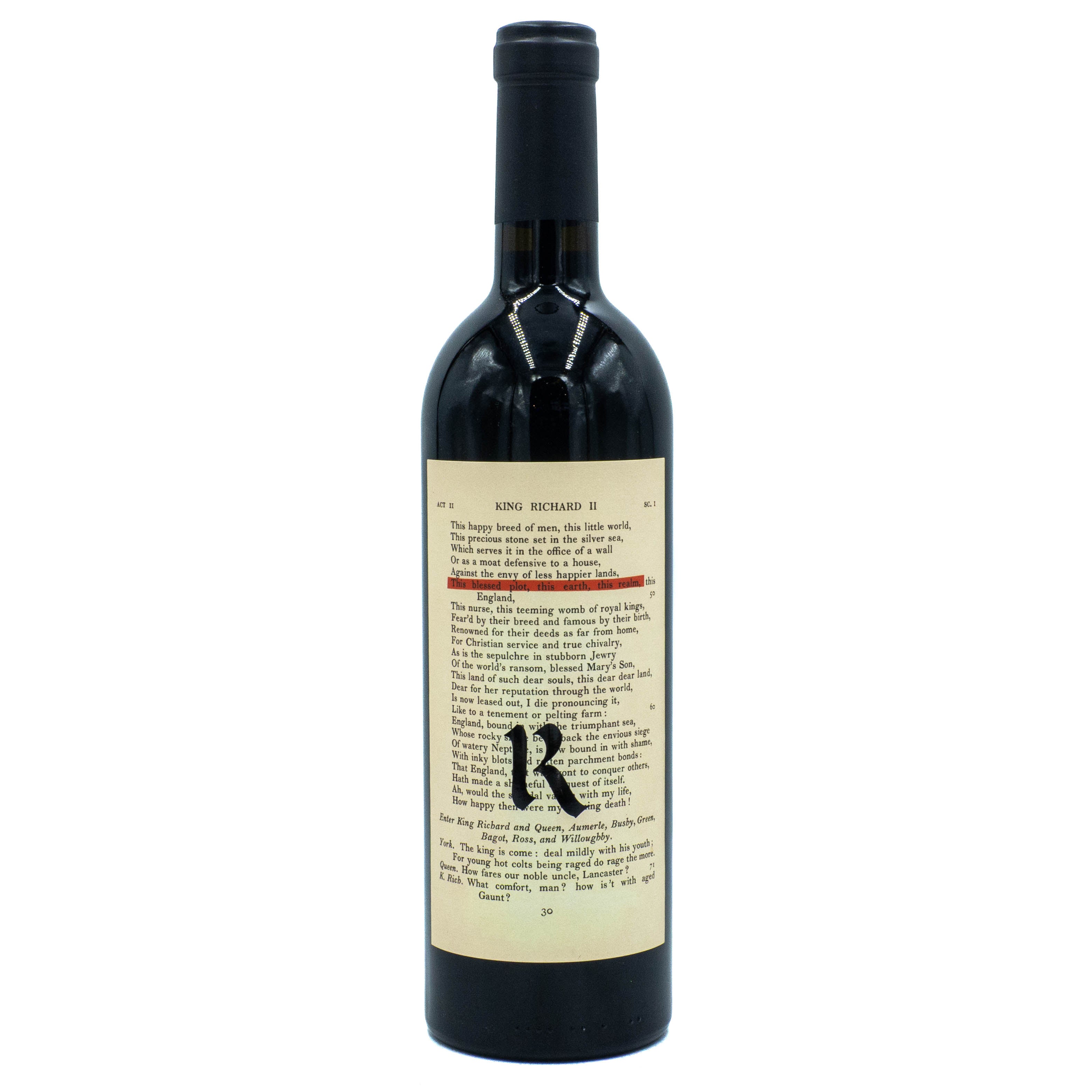 Realm Cellars The Bard 2021 – Denver Wine Merchant